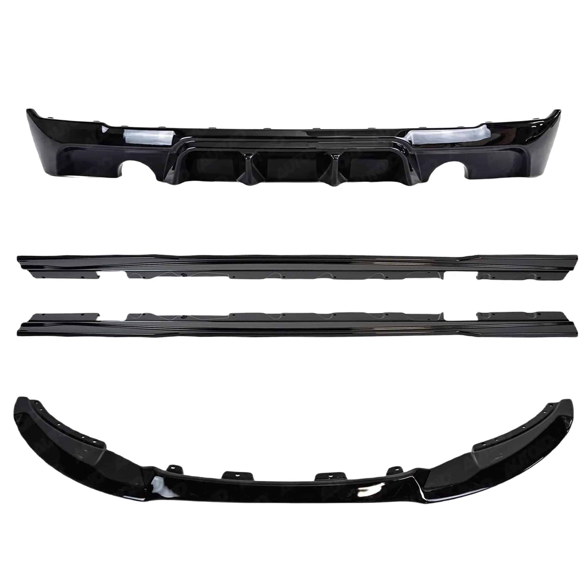 BMW M235i & M240i F22 F23 EVO-1 Gloss Black Body Kit by ZAERO (2014-20 ...